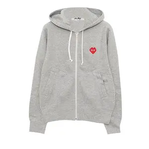 Play Comme Des Garcon Hoodie - Grey