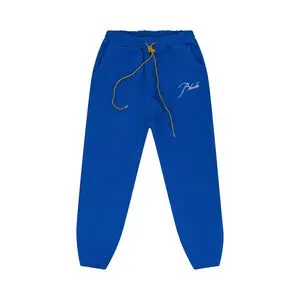 Rhude Script Logo Terry Sweatpants - Blue