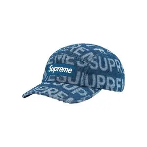 Supreme Terry Spellout Camp Cap - Blue