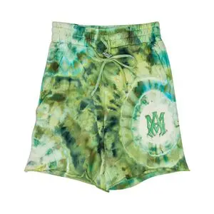 Amiri Tiedye Ma Sweatshort - Green