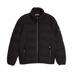 Stone Island Garment Dyed Down Jacket - Black