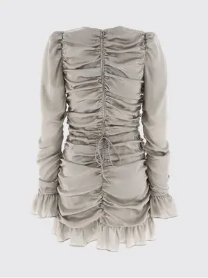 ROTATE BY BIRGER CHRISTENSEN Ruched Bow Detailed Dress