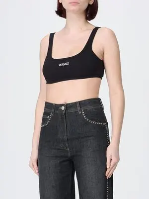 Versace Cropped Top - Black