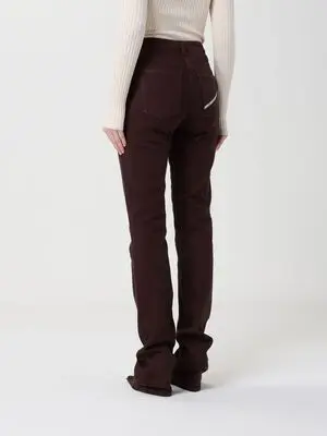 Elisabetta Franchi Straight Leg Jeans - Brown