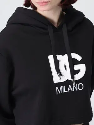Dolce & Gabbana Cropped Logo Hoodie