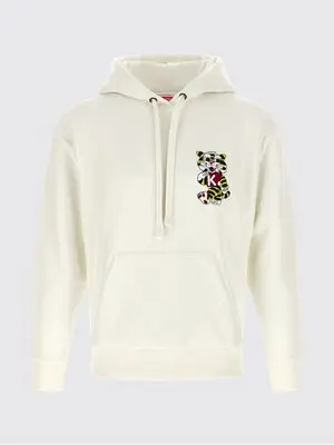 Kenzo Embroidered Tiger Hoodie - White