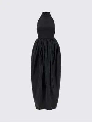 ROTATE BY BIRGER CHRISTENSEN Halter Neck Dress With Full Skirt - Black