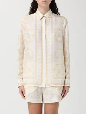 Versace Versace Printed Shirt Gold