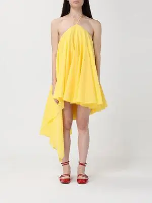 Jacquemus Cotton Blend Mini Dress - Yellow