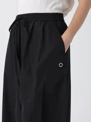 Kenzo High-waisted Wide-leg Trousers - Black