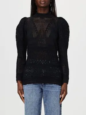Isabel Marant Étoile Crochet Knit Top - Black