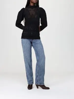Isabel Marant Étoile Crochet Knit Top - Black
