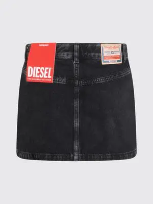 DIESEL® De-ron Cotton Denim Skirt