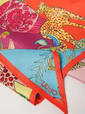 Liu Jo Baroque Print Fabric Foulard - Multicolor