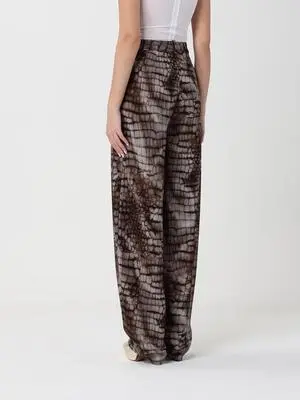Elisabetta Franchi Viscose Trousers With Python Print