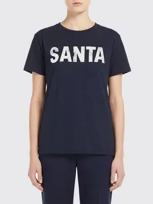 ANIYE BY Santa Print Cotton T-shirts - Black