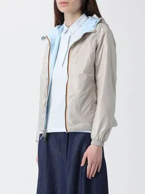 K-WAY Lil 2.0 Plus.2 Reversible Windbreaker Jacket - Beige