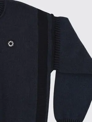 Kenzo Cotton Jumper With Contrast Logo - Black