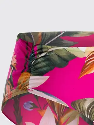Farm Rio High Waisted Bikini Bottoms With Tropical Print - Sand