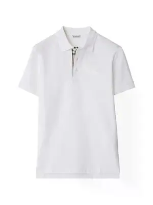 Burberry Cotton Polo Shirt - White