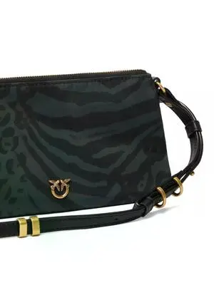 Pinko Animal-print Zip Clutch