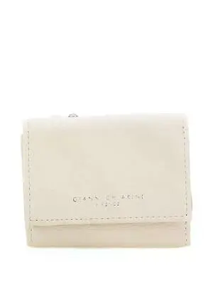 GIANNI CHIARINI Pebbled Zip Wallet - Neutrals