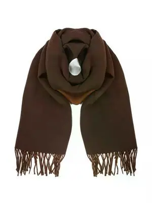GOIA Fringed Scarf - Brown