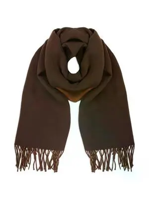 GOIA Fringed Scarf - Brown