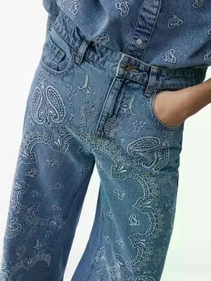 Liu Jo Embroidery Flared Jeans
