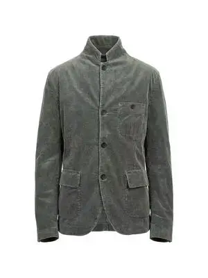 HANNES ROETHER Button Corduroy Jacket - Grey