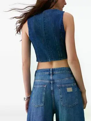 Liu Jo Rhinestone-embellished Waistcoat