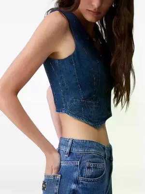 Liu Jo Rhinestone-embellished Waistcoat