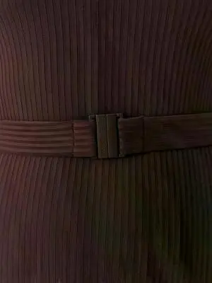Melissa Odabash Ribbed Belted One-piece Swimsuit