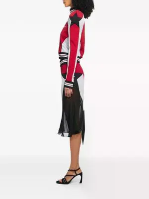 Off-White Track Star Midi Skirt