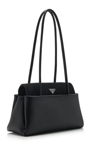 Prada Passage Nylon And Leather Shoulder Bag