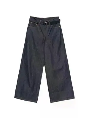 Sacai Belted Trousers - Blue