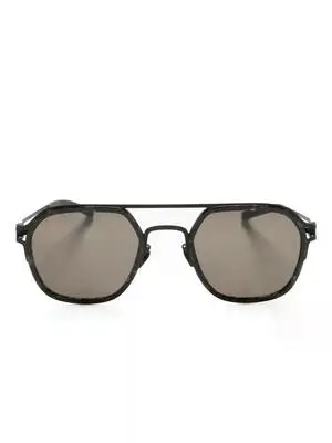 Mykita Leeland Pilot-frame Sunglasses - Black
