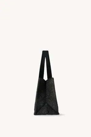 THE ROW Loretta Raffia Tote Bag - Black