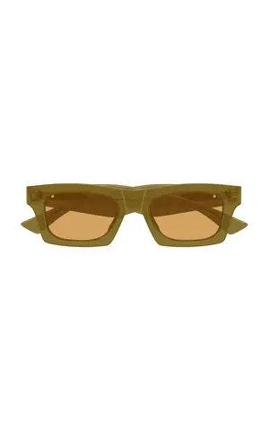 Bottega Veneta Square-frame Acetate Sunglasses - Brown