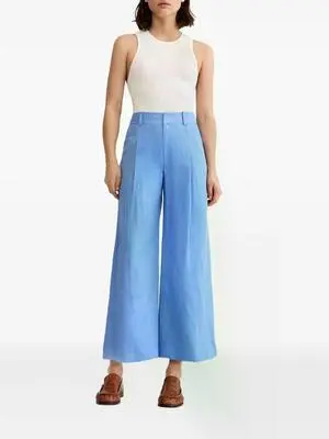 Smythe Cropped Flared Trousers