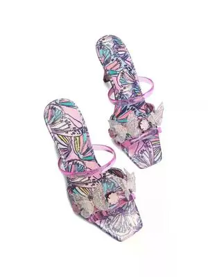 Kurt Geiger Embellished Butterfly Sandals