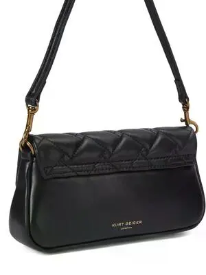 Kurt Geiger Quilted Pickle Shoulder Bag - Black