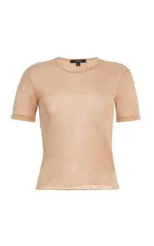 THE PARK Luna Embroidered T-shirt - Neutral