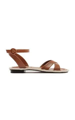 ALEXANDRE BIRMAN Elle Leather Sandals - Brown
