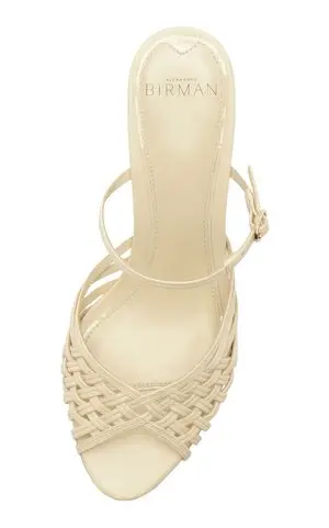 ALEXANDRE BIRMAN Lilian Leather Wedge Sandals