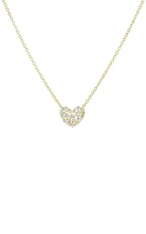 EMILY P. WHEELER Lacey 18k Yellow Gold Diamond Necklace - White