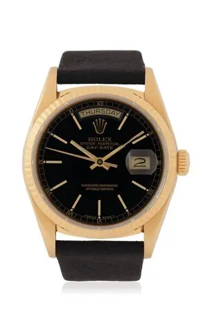 STEPHANIE WINDSOR Vintage Rolex Daydate 18k Yellow Watch - Gold