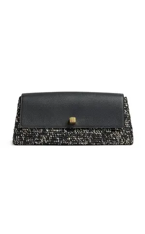 Khaite Audrey Raffia Clutch