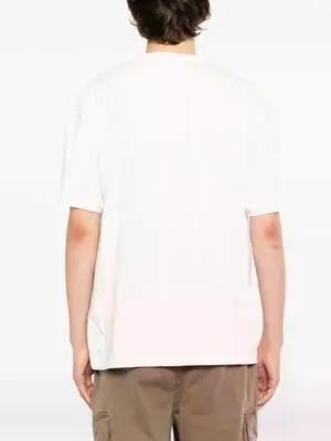 IH NOM UH NIT Graphic-print Crew Neck T-shirt - Neutrals