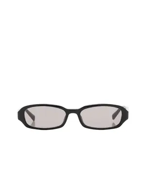 Saint Laurent Erin Oval-frame Sunglasses - Black